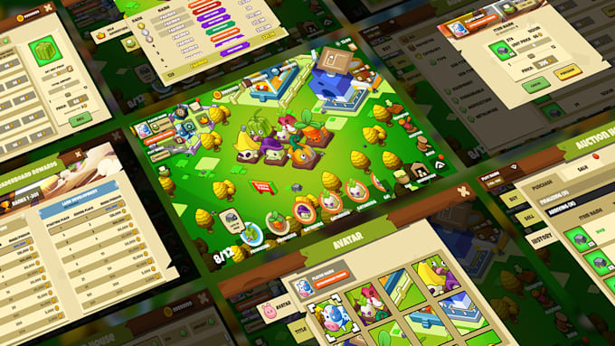 Design ui, icon, object and asset for your game by Giantbeeart | Fiverr