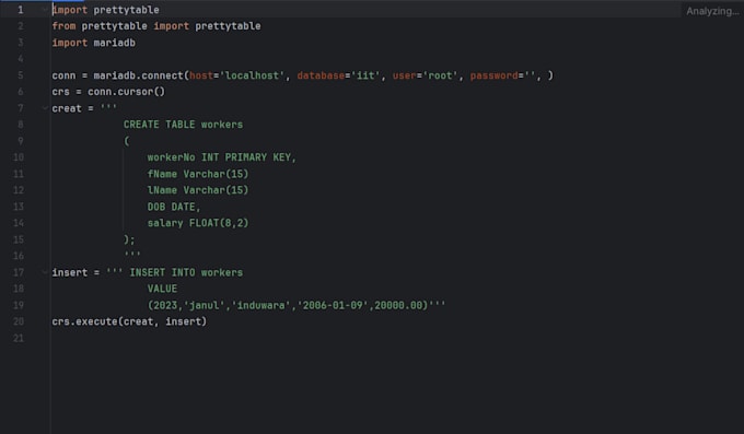 Create simple python programmes by Janul_induwara | Fiverr
