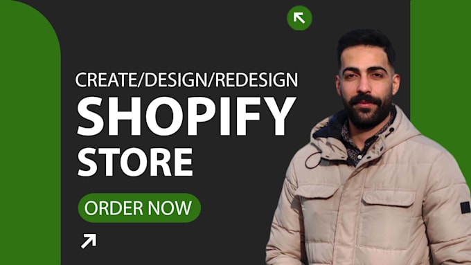 Create and design your professional shopify store by Abed_alrefai | Fiverr