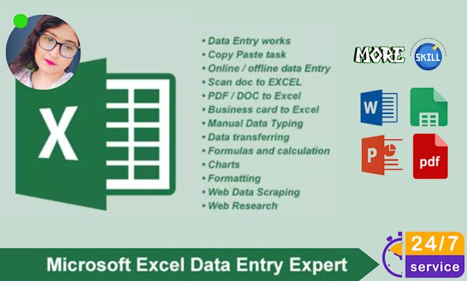 Fast excel data entry and any copy past by Pinkyakter114 | Fiverr