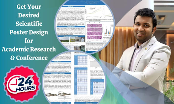 Design custom scientific poster for research conference or symposia ...