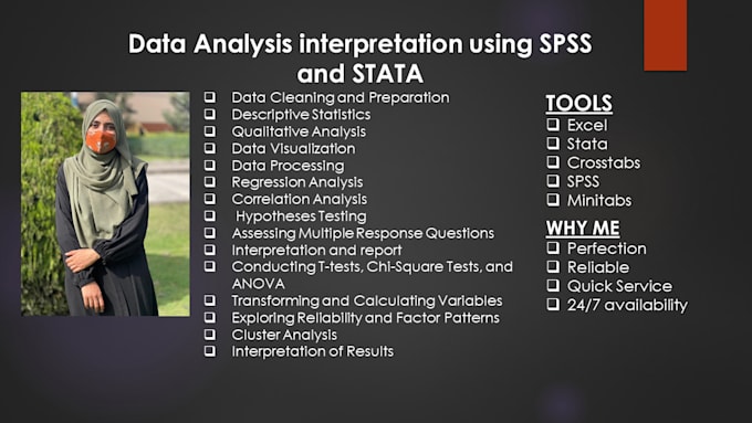 Do data analysis using spss and stata by Samina_majeed | Fiverr