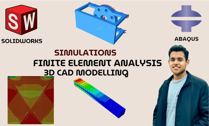 Create 3d Cad Models And Run Fea Simulation Using Abaqus By