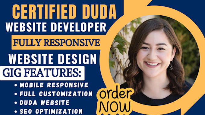 Create, clone, design duda website using duda website builder, redesign ...