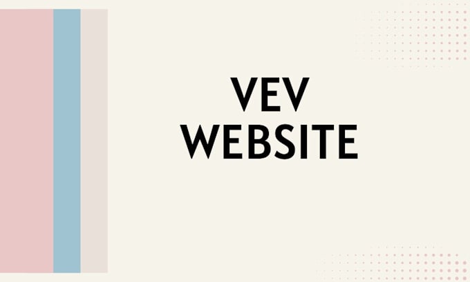 Create a professional vev website by John_tecz | Fiverr