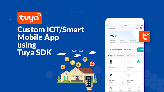 Develop Custom Iot Or Smart Mobile App Using Tuya Sdk For Android And Ios By Pearlsoft Fiverr
