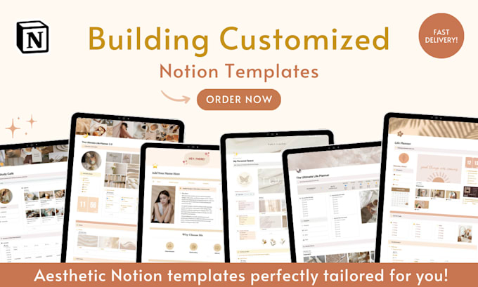 Build a notion template for personal or business use by Gracenotion | Fiverr