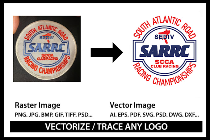 Vector trace, vectorize, convert logo to vector by Ladesplash | Fiverr