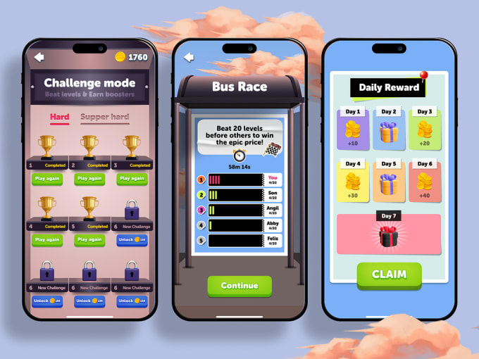 Build 2d mobile game, 2d unity game, pc web game, 2d game app ... Build 2d mobile game, 2d unity game, pc web game, 2d game app ...
