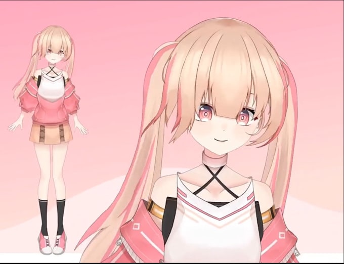 Draw and rig live2d vtuber model, 2d avatar, 2d vtuber, rigging ...