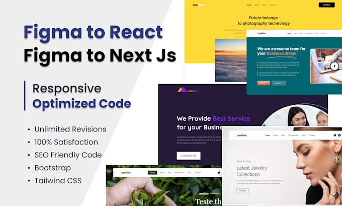 Convert figma to react or figma to nextjs by Mustafa91400 | Fiverr Convert figma to react or figma to nextjs by Mustafa91400 | Fiverr