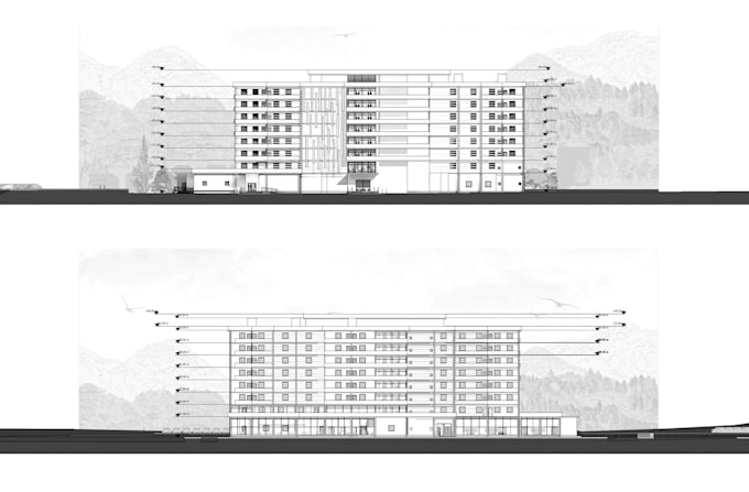 Draw architectural project and 3d model with revit by Selamibkrgl | Fiverr