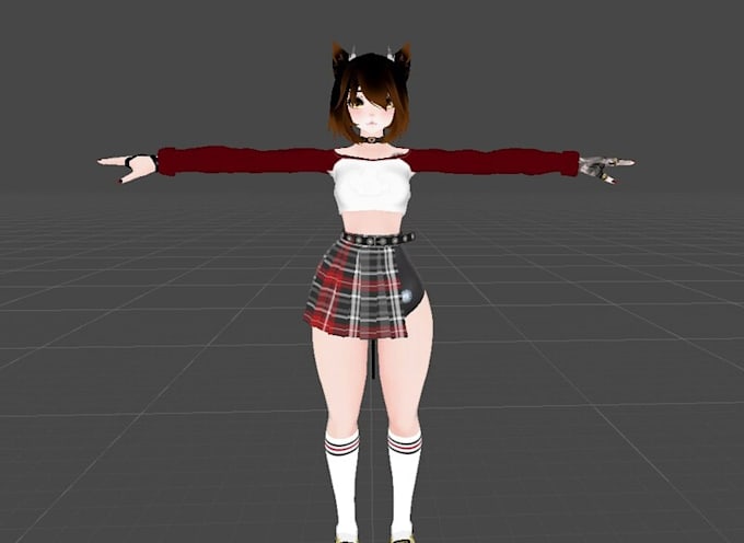 Custom vrchat avatar 3d avatar rig 3d vtuber model vrm 3d character ...