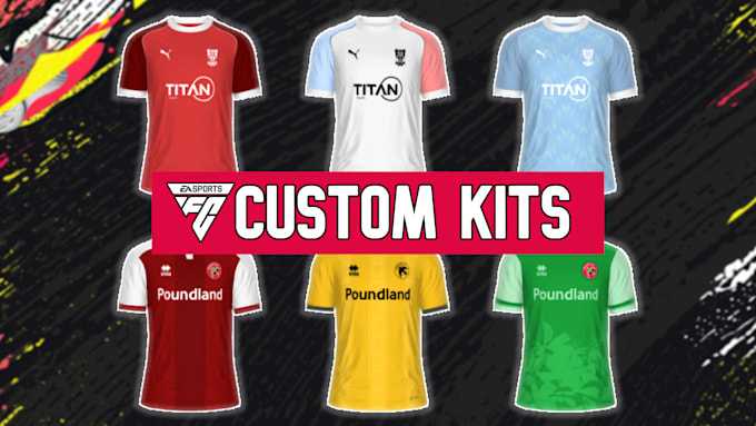 Design custom eafc kits by Broshv_ | Fiverr