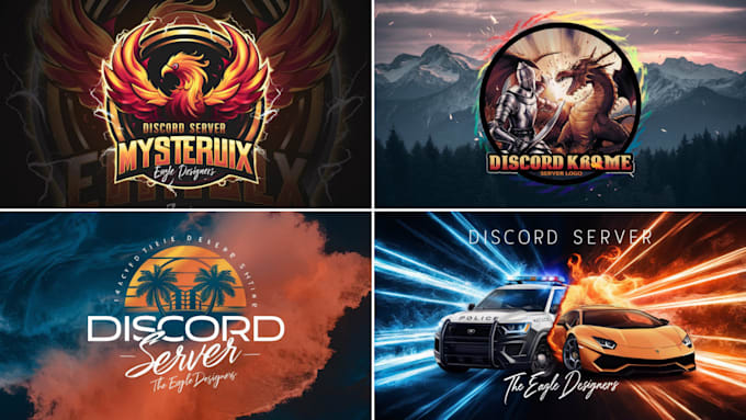 Make discord server logo by Eaglegaming100 | Fiverr