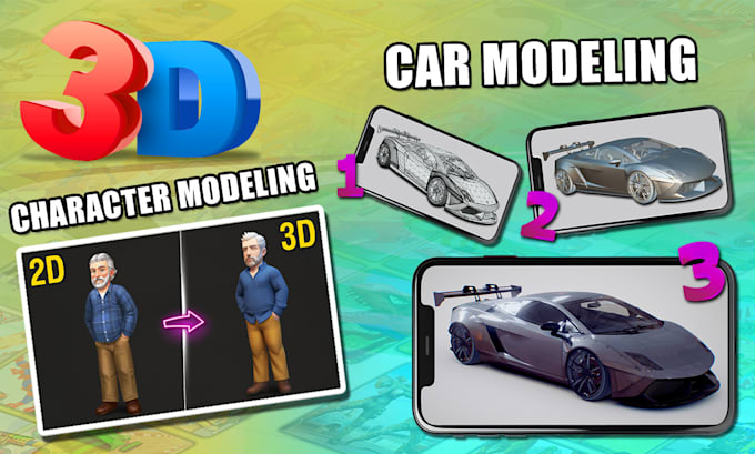 Model 3d character and make cartoon model for 3d games by Iconicgamez ...