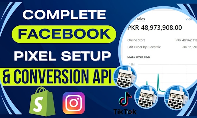 Setup meta facebook pixel shopify, conversion api by Mr_prince06 | Fiverr