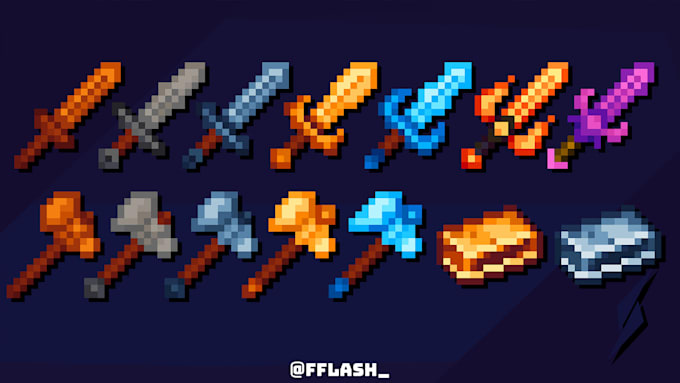 Crea texture minecraft pixel 16x16