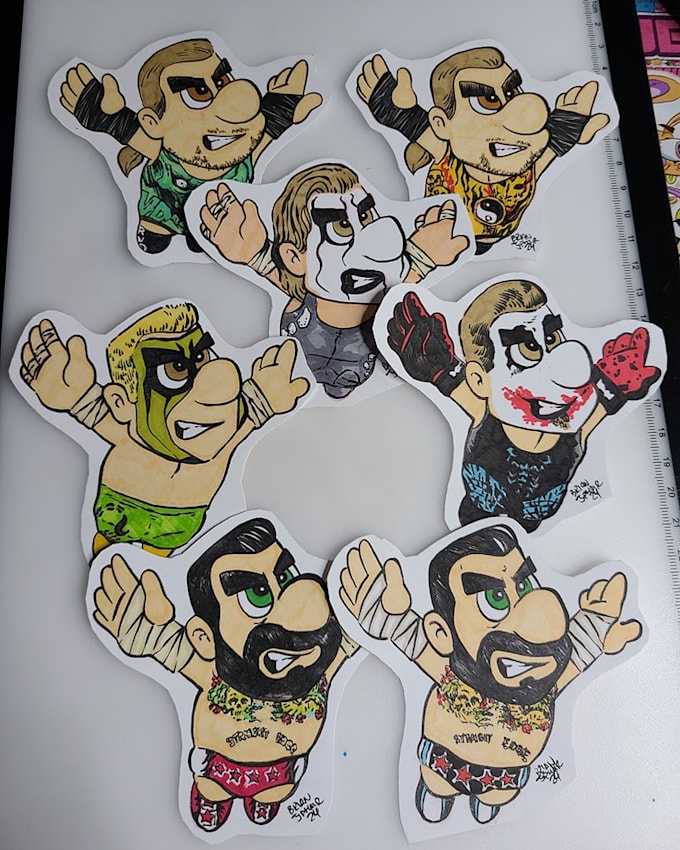 Custom super mario style drawings by Typhenstein | Fiverr