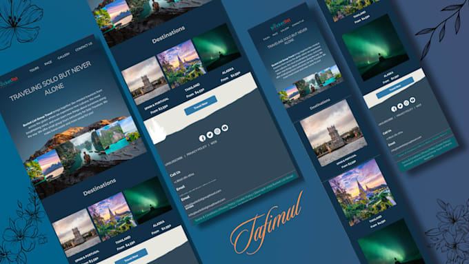 Design responsive and editable mailchimp email templates by Tafimul ...