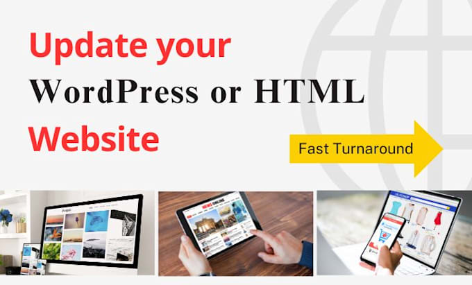 Update your wordpress or html website by Wpcreativesingh | Fiverr