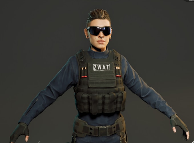 Design realistic 3d model,texture stylized, animate nsfw, unity ue, blender rig by Mickyzhuq ...