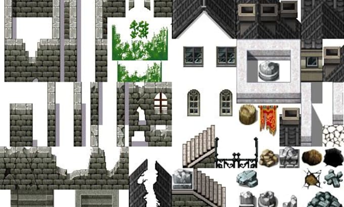 Create pixel art tilesets, pixel art, tileset, game art, tilesets ...