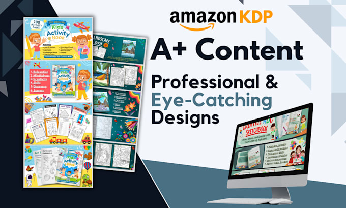 Design a plus content for kdp book very fast amazon ebc for kdp by ...