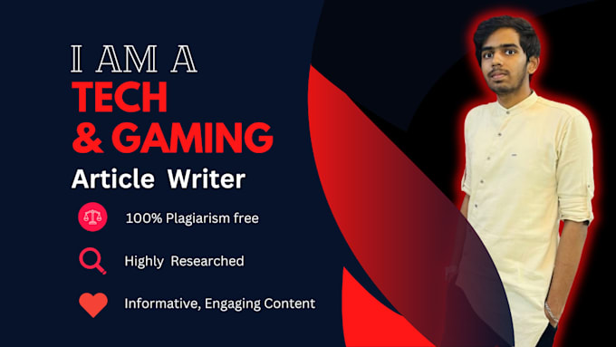 Write quality tech content and blogs by Thirush27 | Fiverr