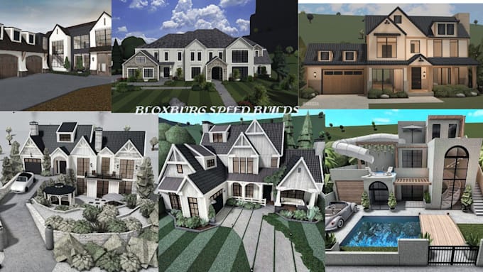 Speed build a bloxburg house by Omgitsnaoveyaye | Fiverr