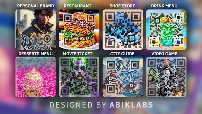 Design qr code art using ai for your links in any style by Abiklabs ...