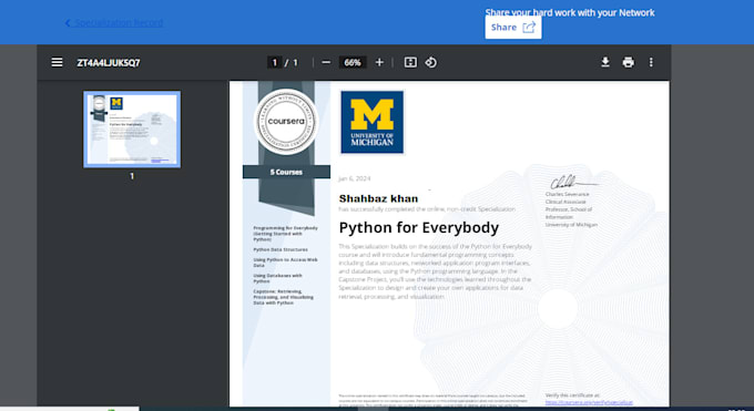 Design develop python for everybody specialization course edx by ...