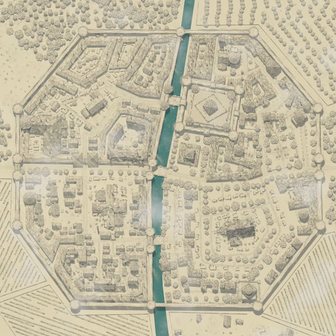 Make you a beautiful medieval city map by Molidaemaps | Fiverr