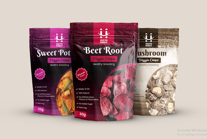 Design pouch packaging, pouch design, pouch label design by Serokhaerc ...