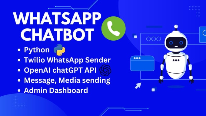 Develop ai chatbot for whatsapp using python by Junaidmiiir | Fiverr Develop ai chatbot for whatsapp using python by Junaidmiiir | Fiverr