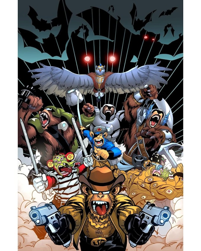 Draw unique comic book cover and comic book art by Hisrosheed | Fiverr