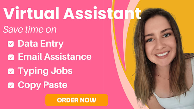 Be your professional virtual assistant, data entry, copy paste by Rudenegoss | Fiverr