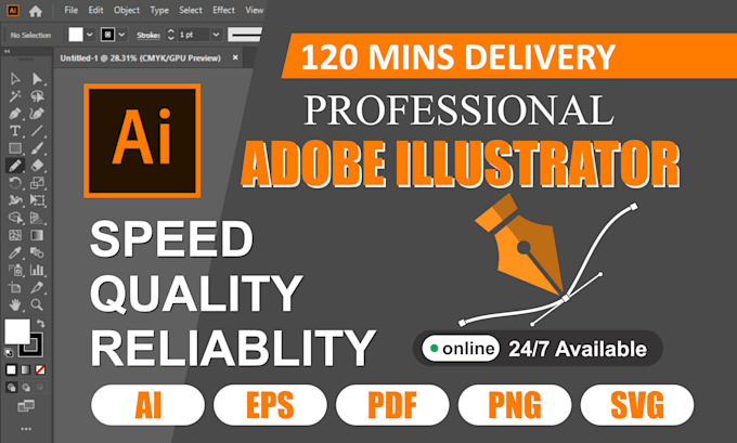 Vectorize, redraw logo or image in ai, eps, pdf, svg, cdr in just 2 ...