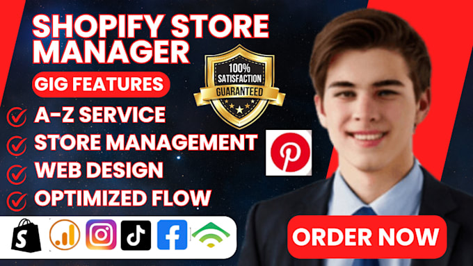 Be your shopify manager, shopify virtual assistant promotion to boost ...