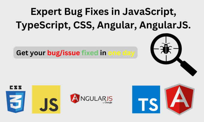 Fix Any Bug In One Day Angular Typescript Javascript Angularjs Css By Balrajdhawan18 Fiverr