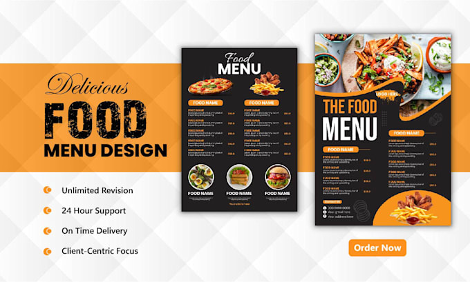 Design attractive screen menu mega menu food menu by Jahidit2243 | Fiverr