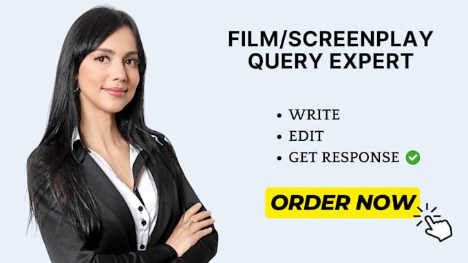 Write a query letter for a screenplay or film by Creative_ali7 | Fiverr
