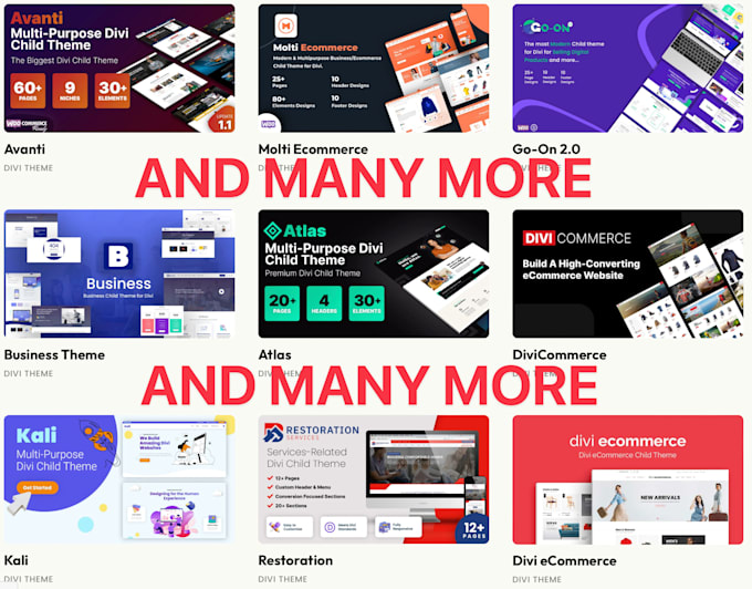 Create elegant single page website or landing page with divi by ...