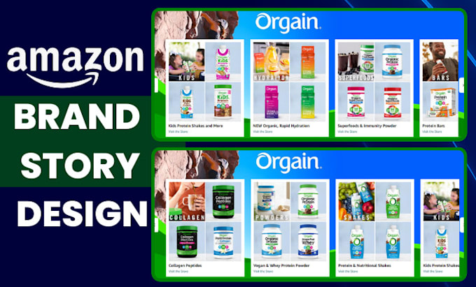 Design an amazon brand story ebc,listing images store front by Sonia ...