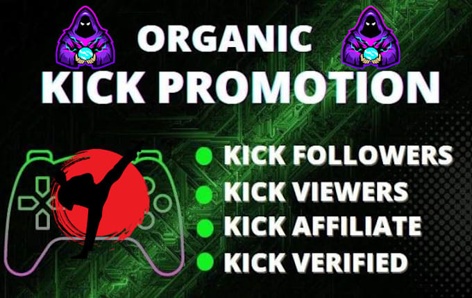 Setup kick promotion to get real and active audience to your channel by ...