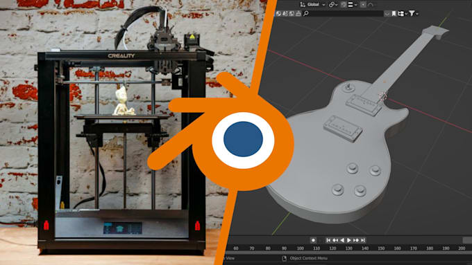 Customize your models for 3d printing using blender by Lory1502 | Fiverr