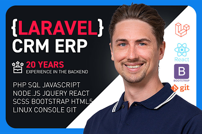 Convert Your Laravel Project Crm Erp Dashboard By Damian34534 Fiverr