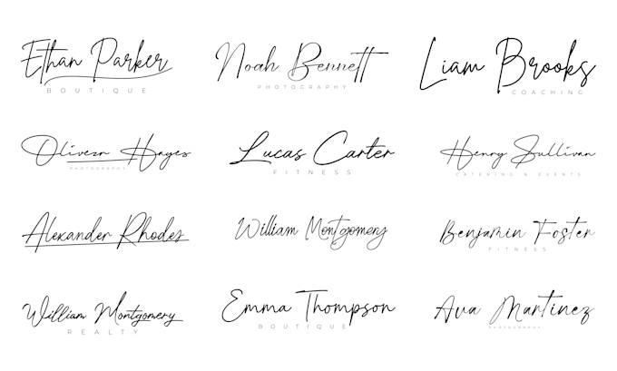 Design handwritten signature logo for your personal brand by Graphicxia ...