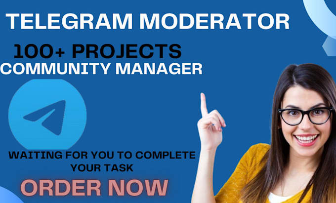 Be your telegram moderator or telegram community manager by ...