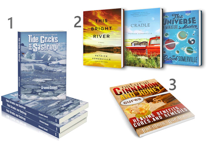 Do 3 different 3d book cover from flat cover by Design_arena | Fiverr